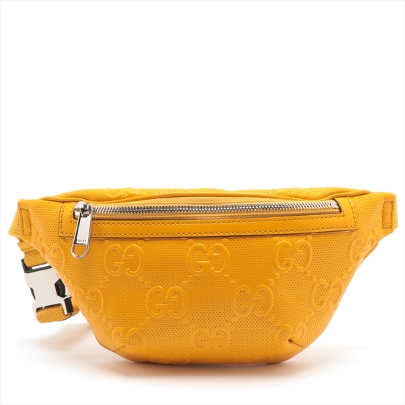 Gucci | Bags | Gucci Gg Body Bag Yellow | Poshmark